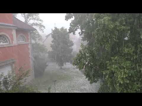 Hailstorm/Hagelunwetter – Tübingen, Germany – 23/06/2021
