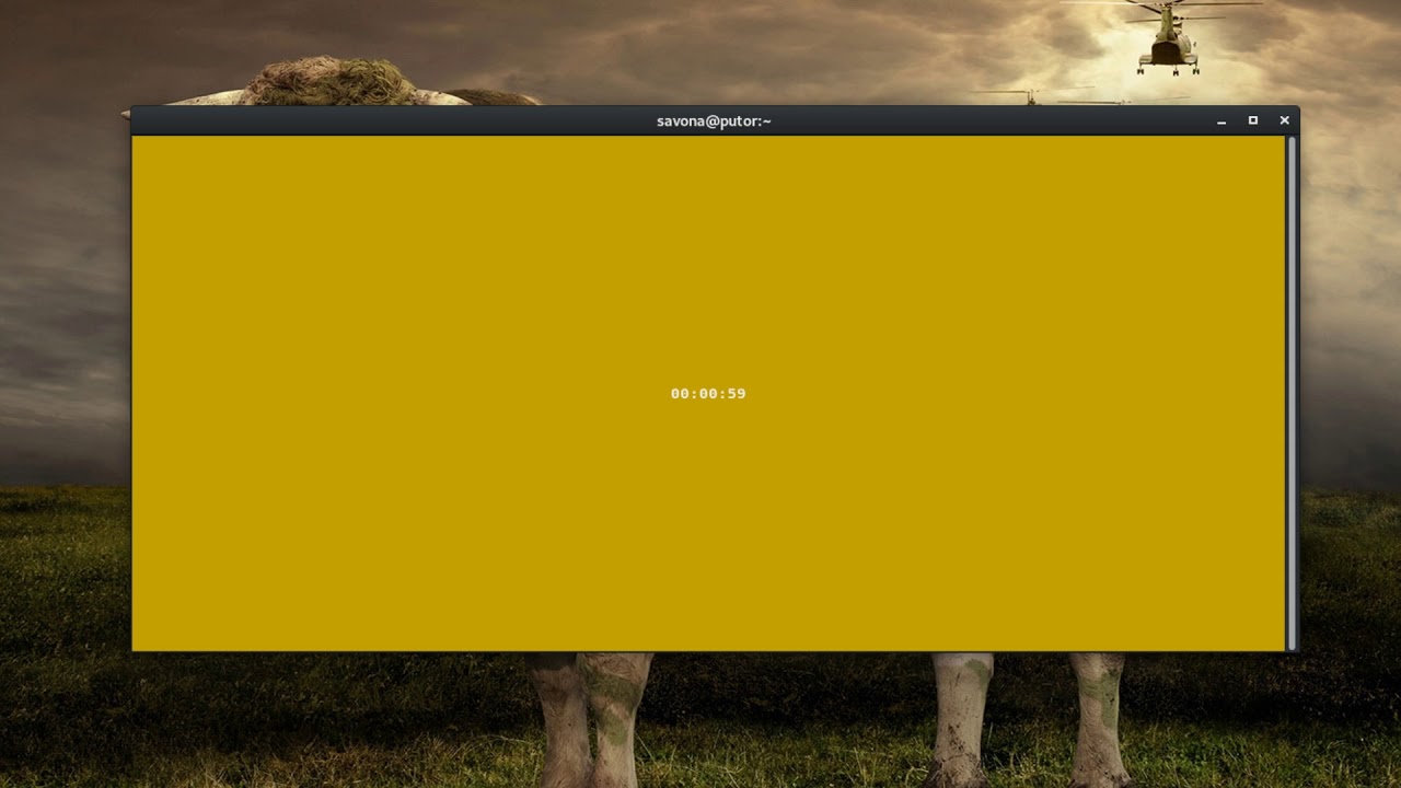 Custom Bash Countdown Timer v2
