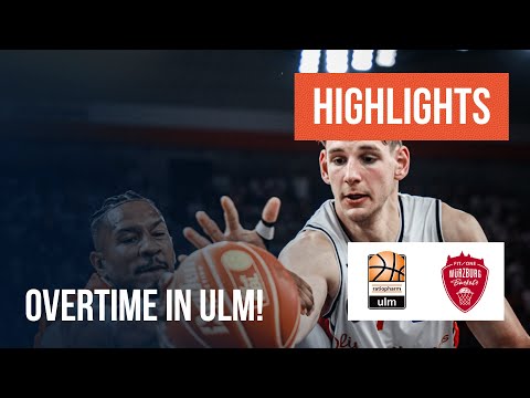 Highlights: ratiopharm ulm -Fit/One Würzburg Baskets | easyCredit BBL |Dyn Basketball