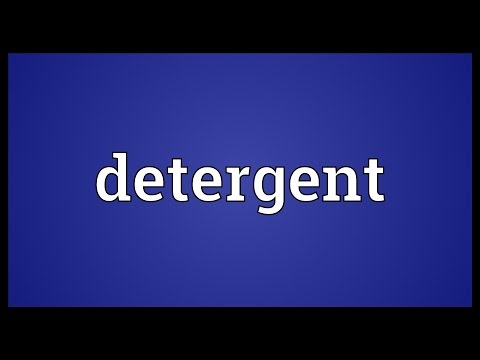 Detergent Meaning