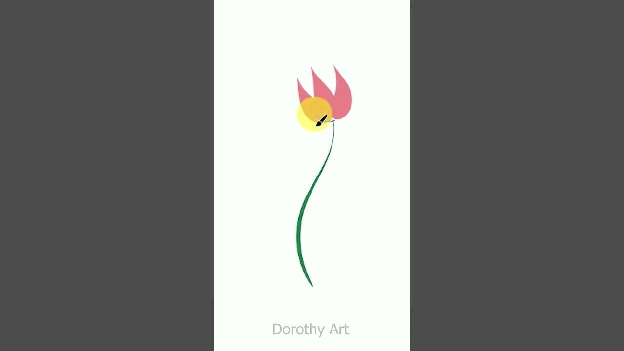 Flower 💐 Illustration Drawing 🎨 #shorts #dorothyart #art #floraldesign #flower #easyart #newsong