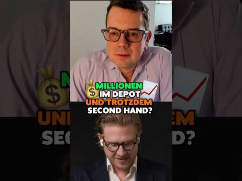 Millionär kann von #dividenden leben, aber trägt trotzdem noch Second Hand #aktien #investieren