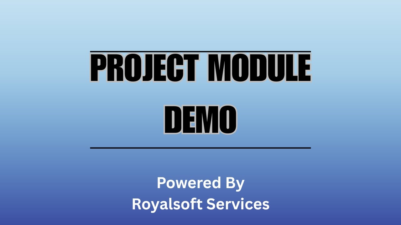 Project Module Demo