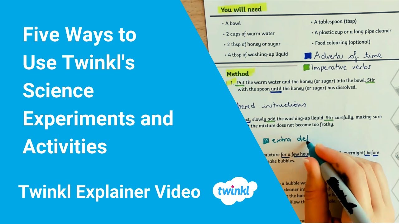 Five Ways to Use Twinkl's Science Experiments and Activities