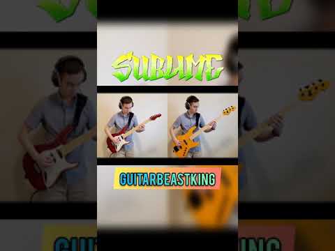 Sublime - Santeria Guitar + Bass Solo Cover 🎸 #shorts