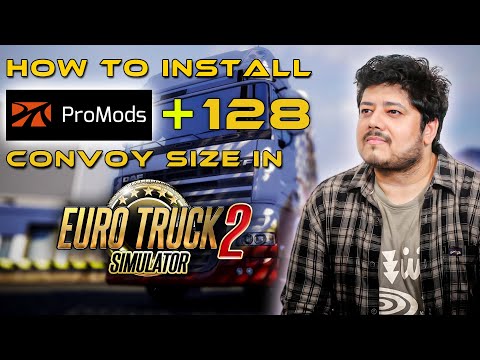How To Install PROMODS & 128 CONVOY SIZE in Euro Truck Simulator 2 v1.54 | Full Tutorial | Hindi