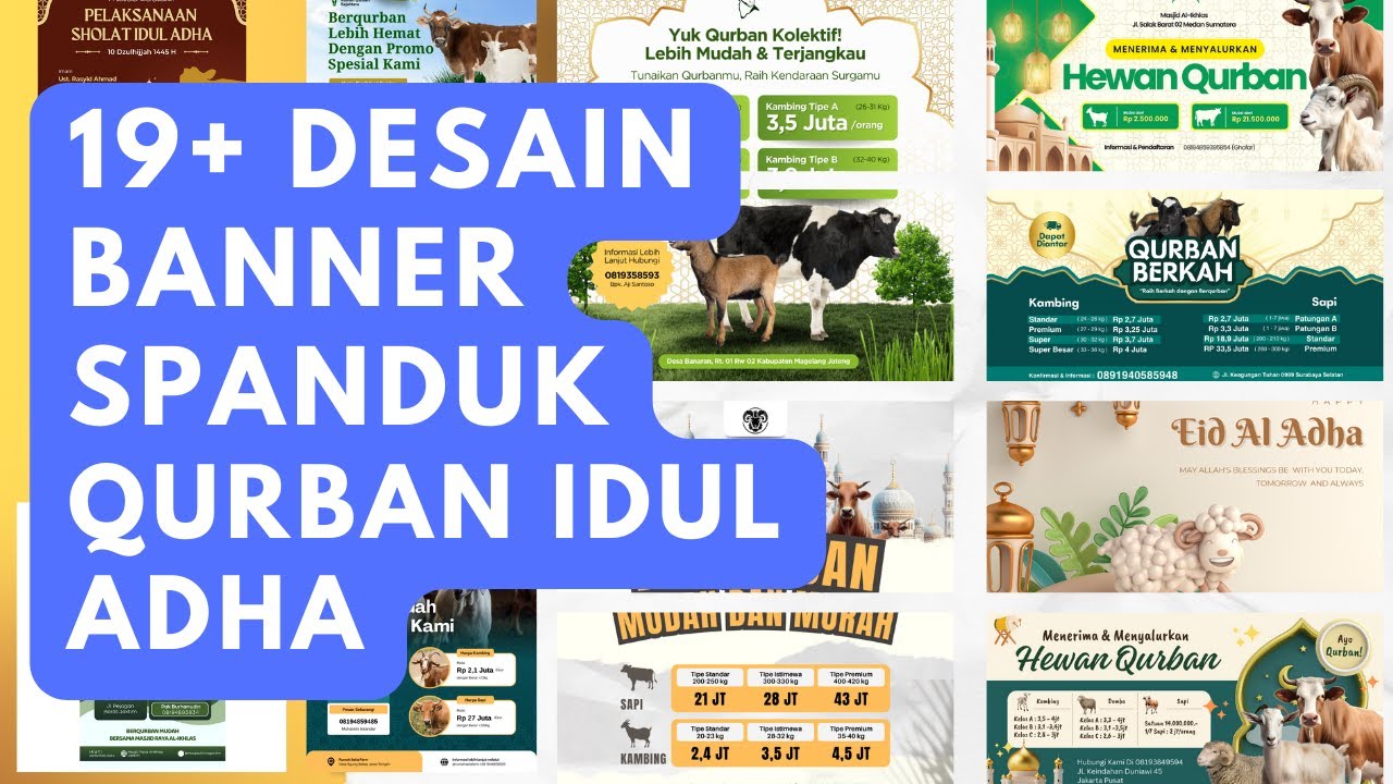 19+ Desain Spanduk Banner Qurban Idul Adha Terbaru & Terupdate | Cocok Untuk Tahun 2024 - 2025
