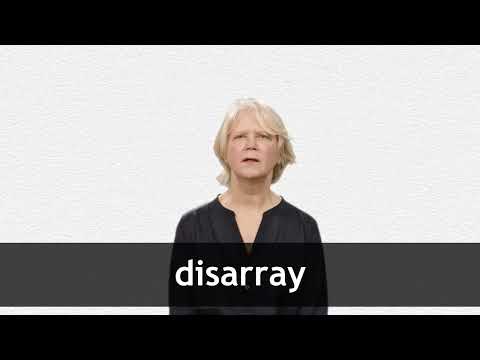 DISARRAY definition and meaning | Collins English Dictionary