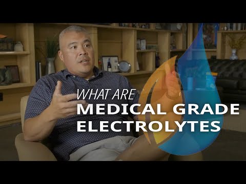 What are medical grade electrolytes?