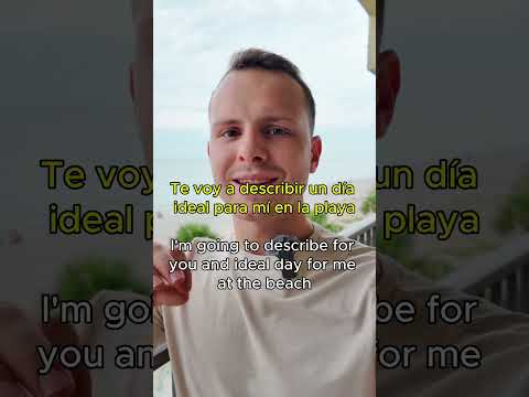 Beach vocabulary in Spanish WITH listening practice๐