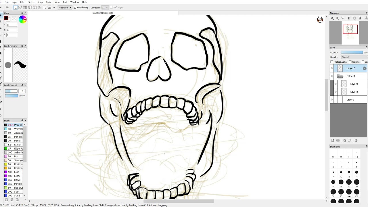 Skull Design | FireAlpaca