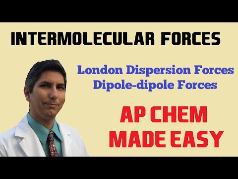 London dispersion forces & Dipole-dipole forces - AP Chemistry Complete Course - Lesson 22.1