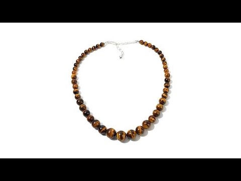 Jay King Graduated Tiger's Eye Bead 20" Necklace