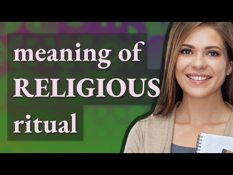 Religious ritual | meaning of Religious ritual