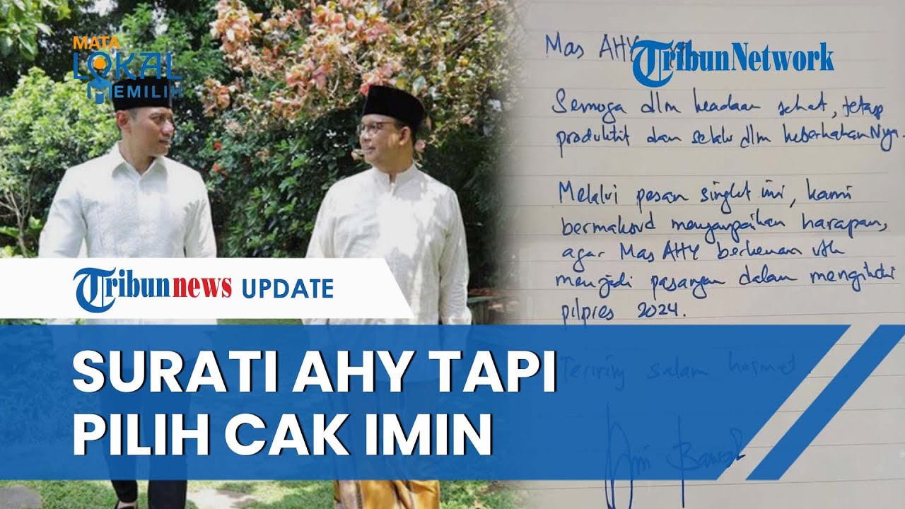 Kronologi Duet Terbongkar, Berawal dari Anis Kirimi Surat AHY hingga ...