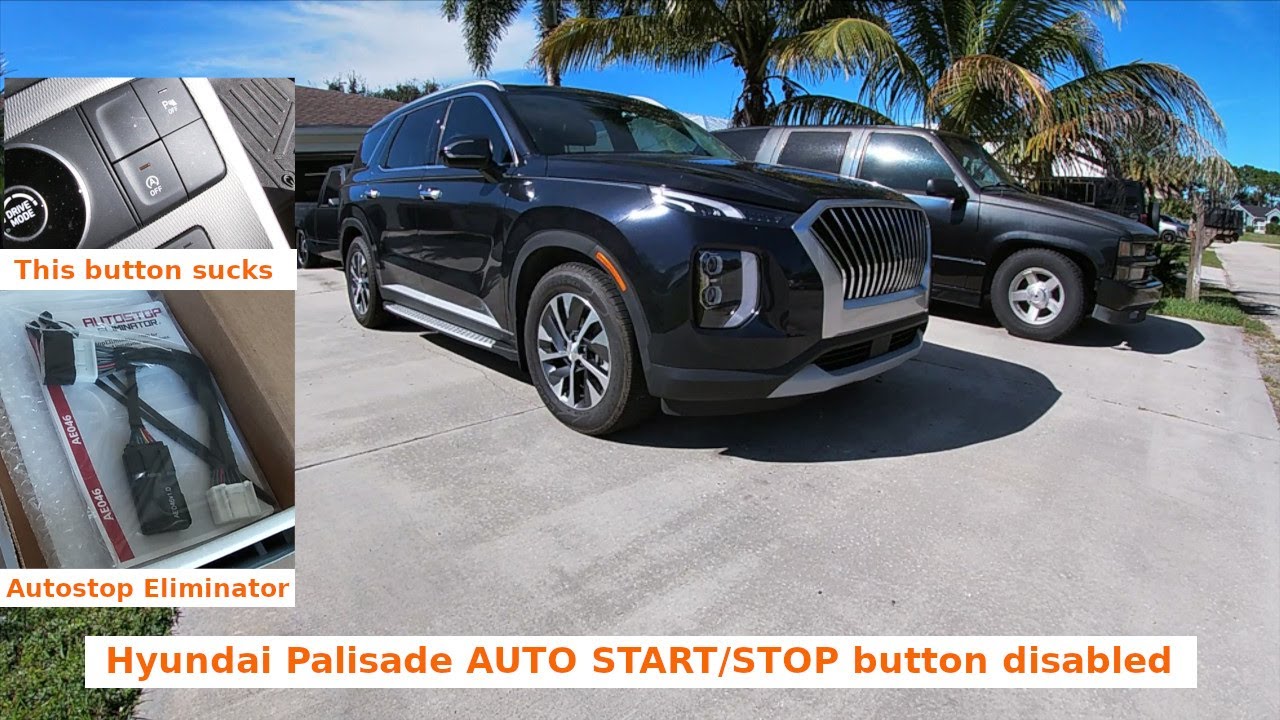 Hyundai Palisade AUTO START/STOP button disabled, I HATE the button!
