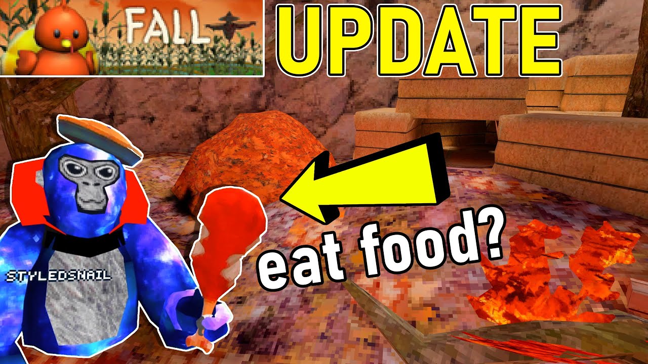 Gorilla Tag VR NEW Fall Update Is OUT!!! (Edible Cosmetics)