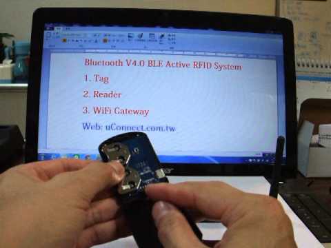IOT-Link: Bluetooth V4.0 BLE Active RFID Sensor Tag, built in panic, G-sensor and Sensors
