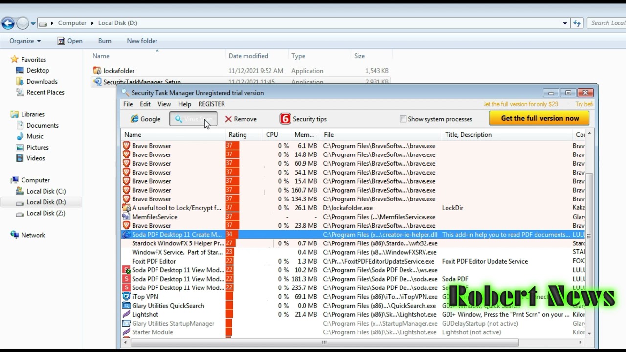 Security Task Manager