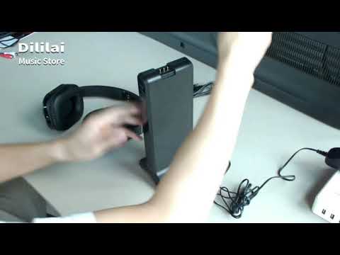 Artiste D1 Wireless TV Headphone 2.4GHz Digital Transmitter Charging Dock Headphone Headset