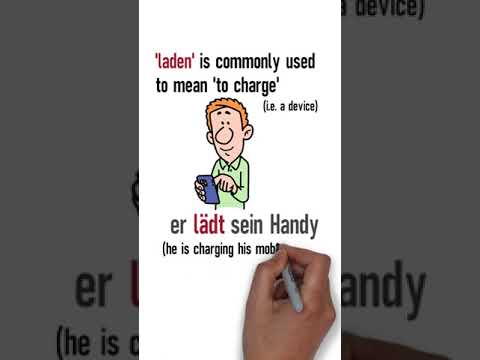 Mastering the German Verb 'laden' 📦🪫🔋| Present Tense Conjugation & Usage #EasyGerman #strongverbs