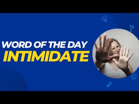 intimidate meaning| intimidate meaning in english| intimidate meaning in hindi | vocab with raghav