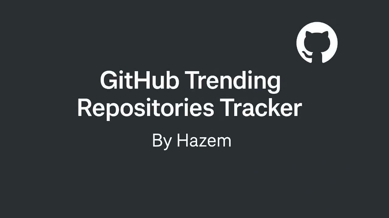 GitHub Trending Scraper | Python + Django + REST API Demo