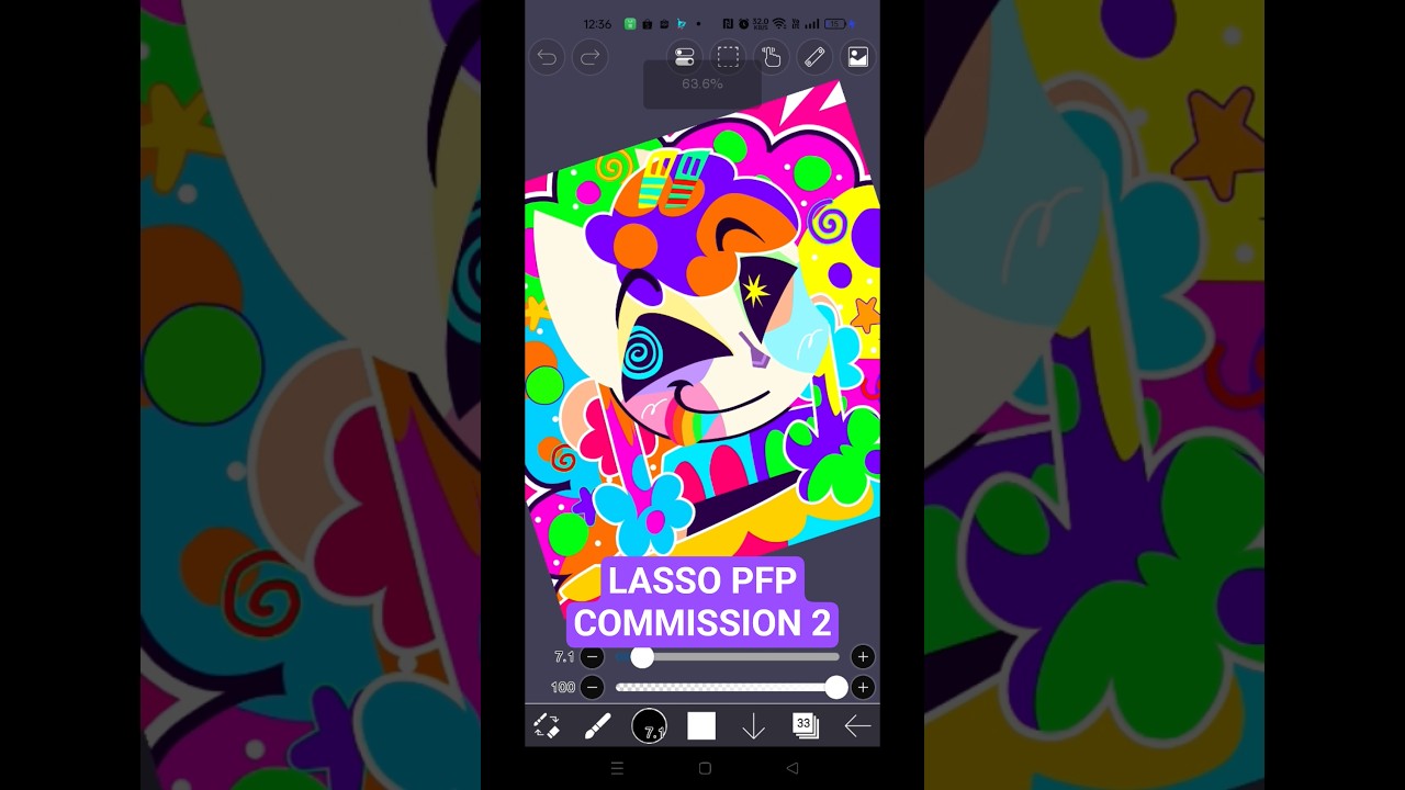 Lasso PFP commission 2 #commission #lassoart #commissionsopen #ibispaint #speedpaint #eyestrain