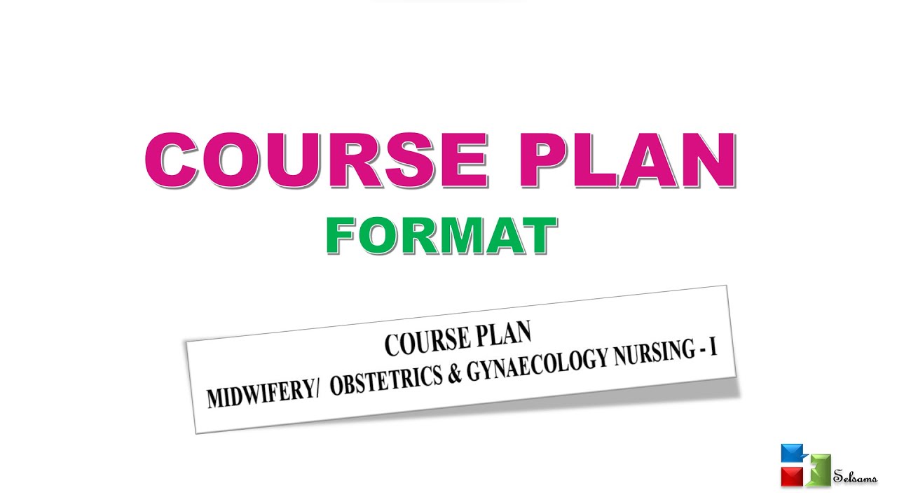 Course Plan Format