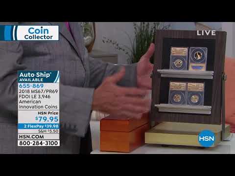 2018 MS67/PR69 FDOI LE 3,946 American Innovation Coins ...