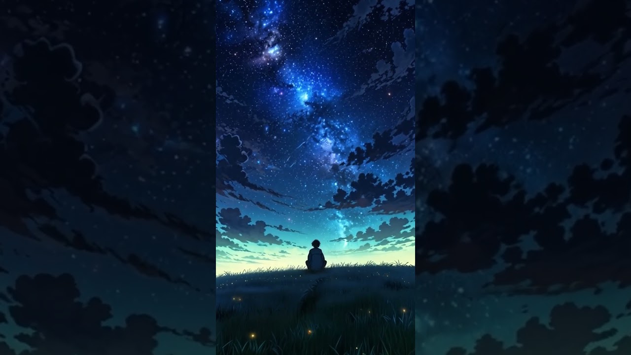 Lost in the Stars | Anime Aesthetic Night Sky 🌌✨