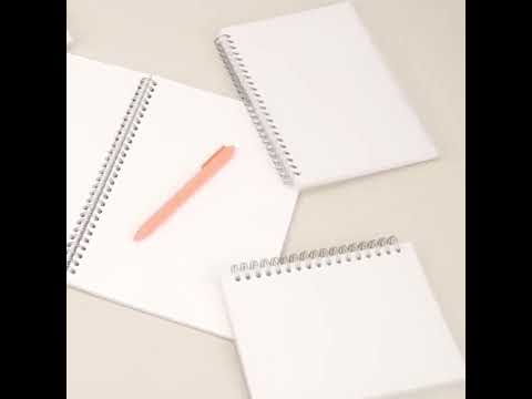 Buku Tulis Binder Notebook Spiral Ukuran A5 Cover PVC