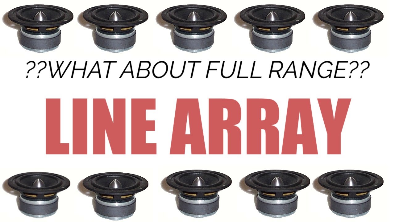 Using Full Range Drivers in a Line Array!?