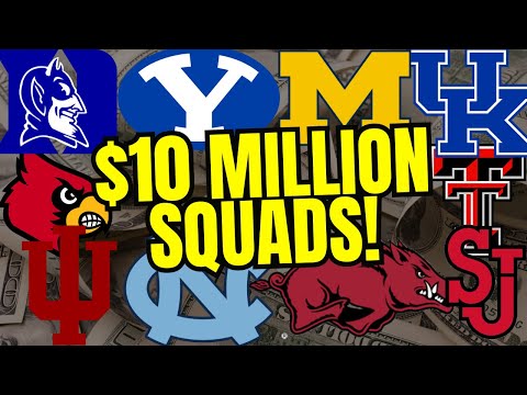 Ranking All Of The "$10 Million Programs" In College Basketball!