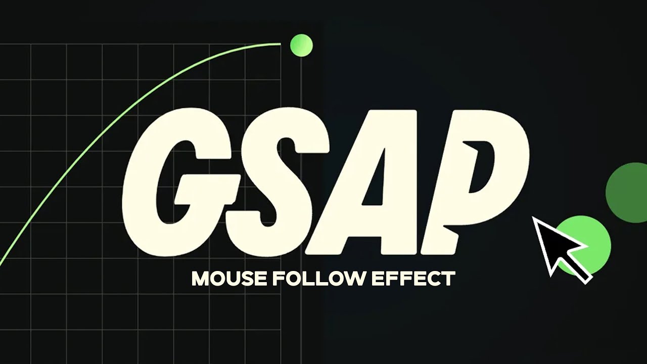 Create This Awesome Interactive Mouse Follow Effect using GSAP, React & TailwindCSS