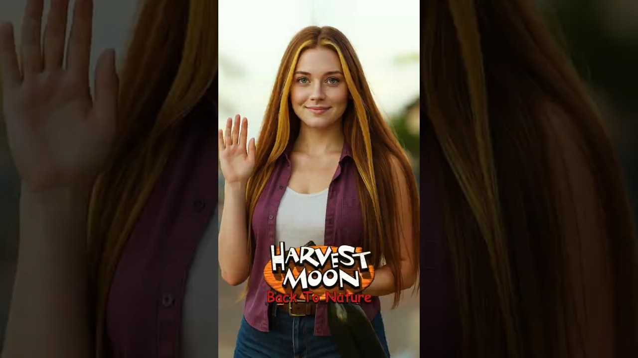 What If Harvest Moon Characters Were Real Humans? 👨‍🌾🌸 | AI Transformation #shorts #ai #harvestmoon