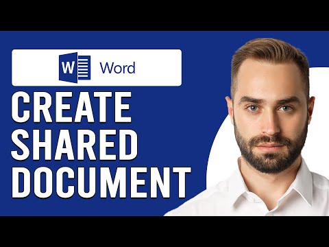 How To Create A Shared Document In Word (How To Share A Document In Word)