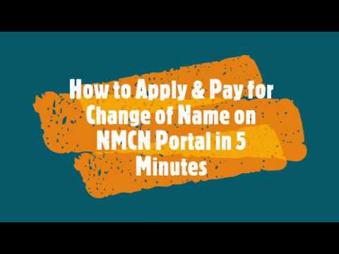 How to apply and pay for change of name on the Nursing and Midwifery Council portal in 5 minutes