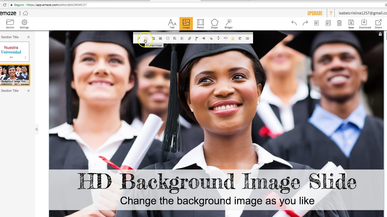 Tutorial Emaze - Edición de plantillas - Capítulo 4 - UPB Académico