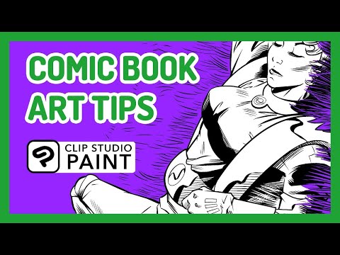 Comic Book Art Tips - Digital Inking Over Pencils