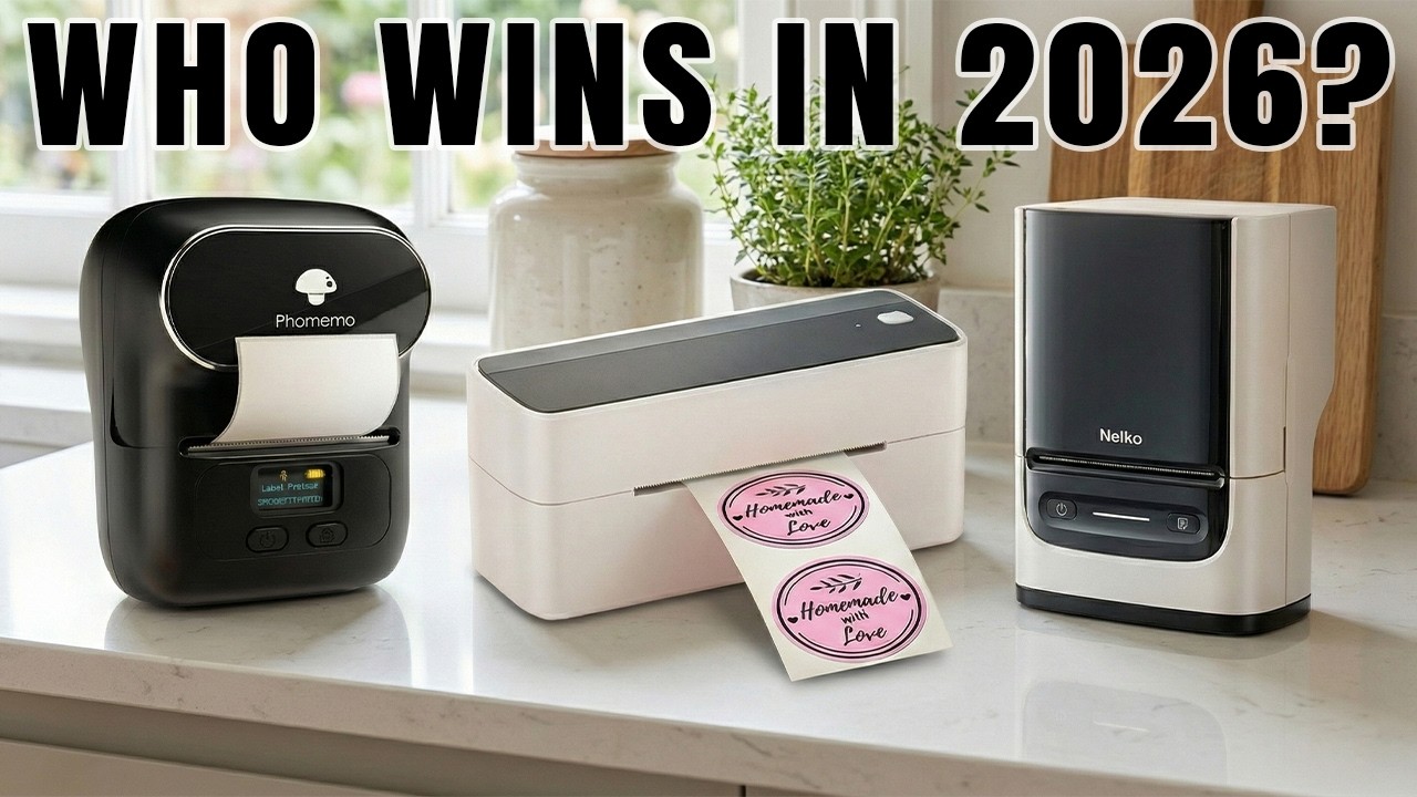 🔥 Top 5 Best LABEL MAKERS [2026] ✅ Wireless Printing / Easy Labels / Home & Office Use