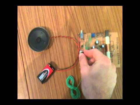 AM Radio Receiver built on Veroboard (completed circuit) - University of Brighton
