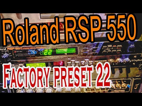 Roland RSP 550 Stereo Multi-effect processor | Reverb