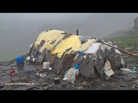 Rural Life in The Nepali Mountains Village Nepal | How People Live in Nepal With Rainy Season |