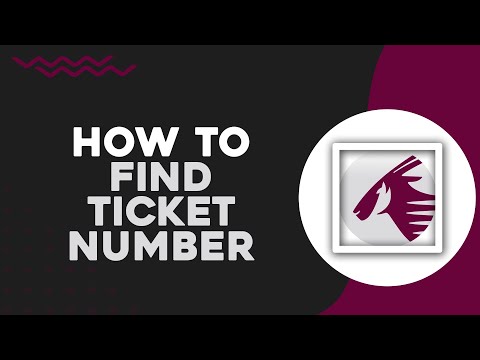 How To Find Ticket Number on Qatar Airways (Quick Tutorial)