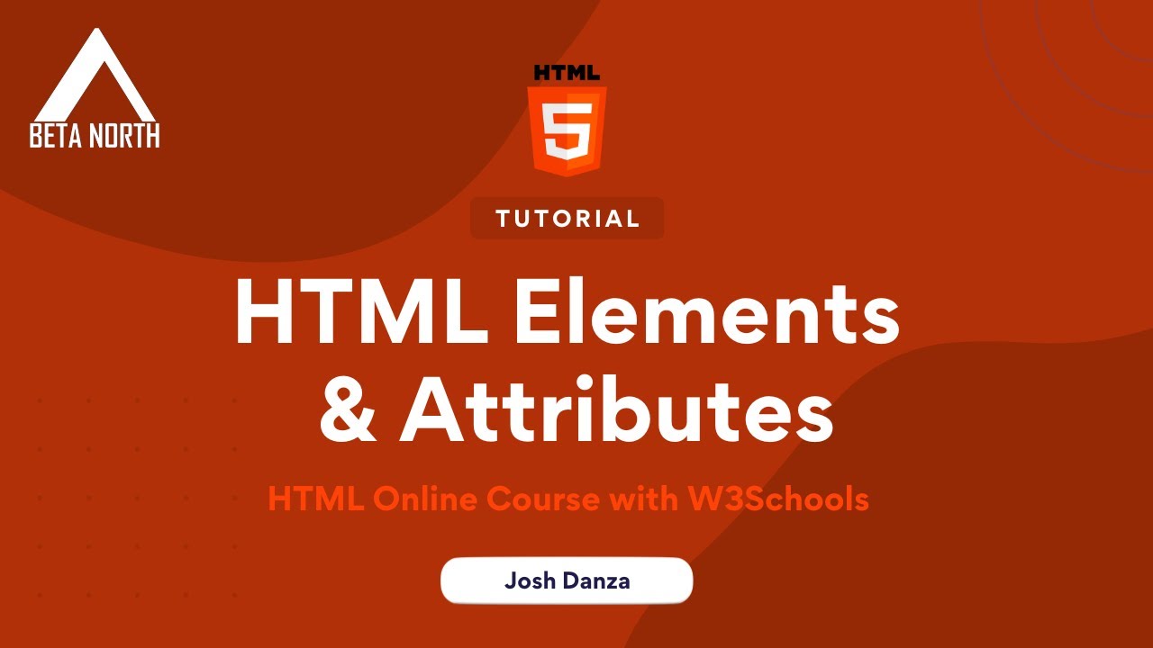 HTML Elements & Attributes (Day 2) | HTML Online Course with W3Schools