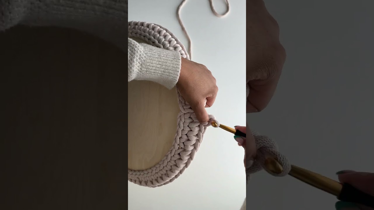 The full Moses Basket tutorial is available on my channel #crochet #mosesbasket