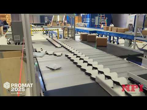 See the NPI Xstream Parcel Sortation System at ProMat 2025