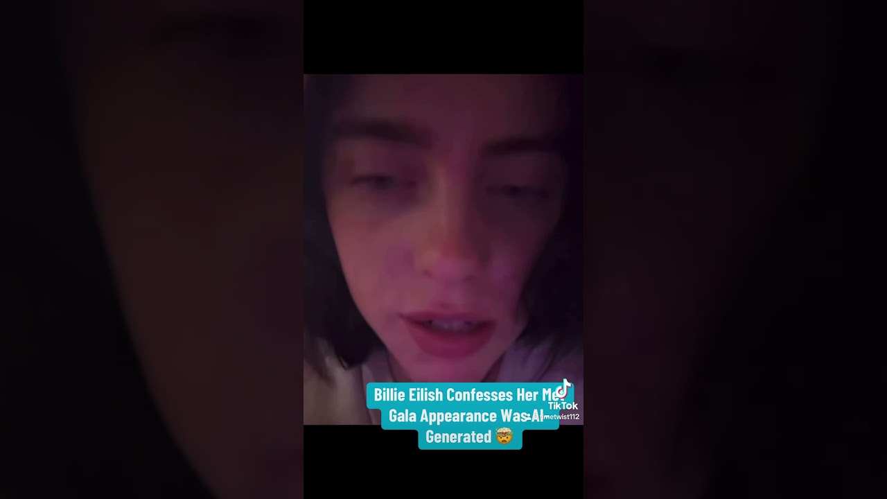 #billieeilish #metgala2025 #confession #AI #generated #technology #appearance￼#outfit ￼
