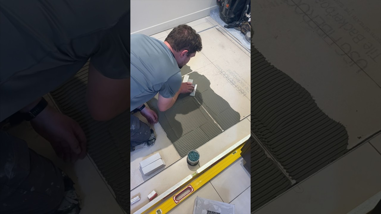 A recent WOW Pottery Tile Install in our Grand Rapids location #tiles #tileinstallation #tileshop